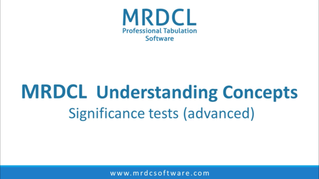 Tables: Tab-106 - Significance tests advanced - MRDCL | Market research ...